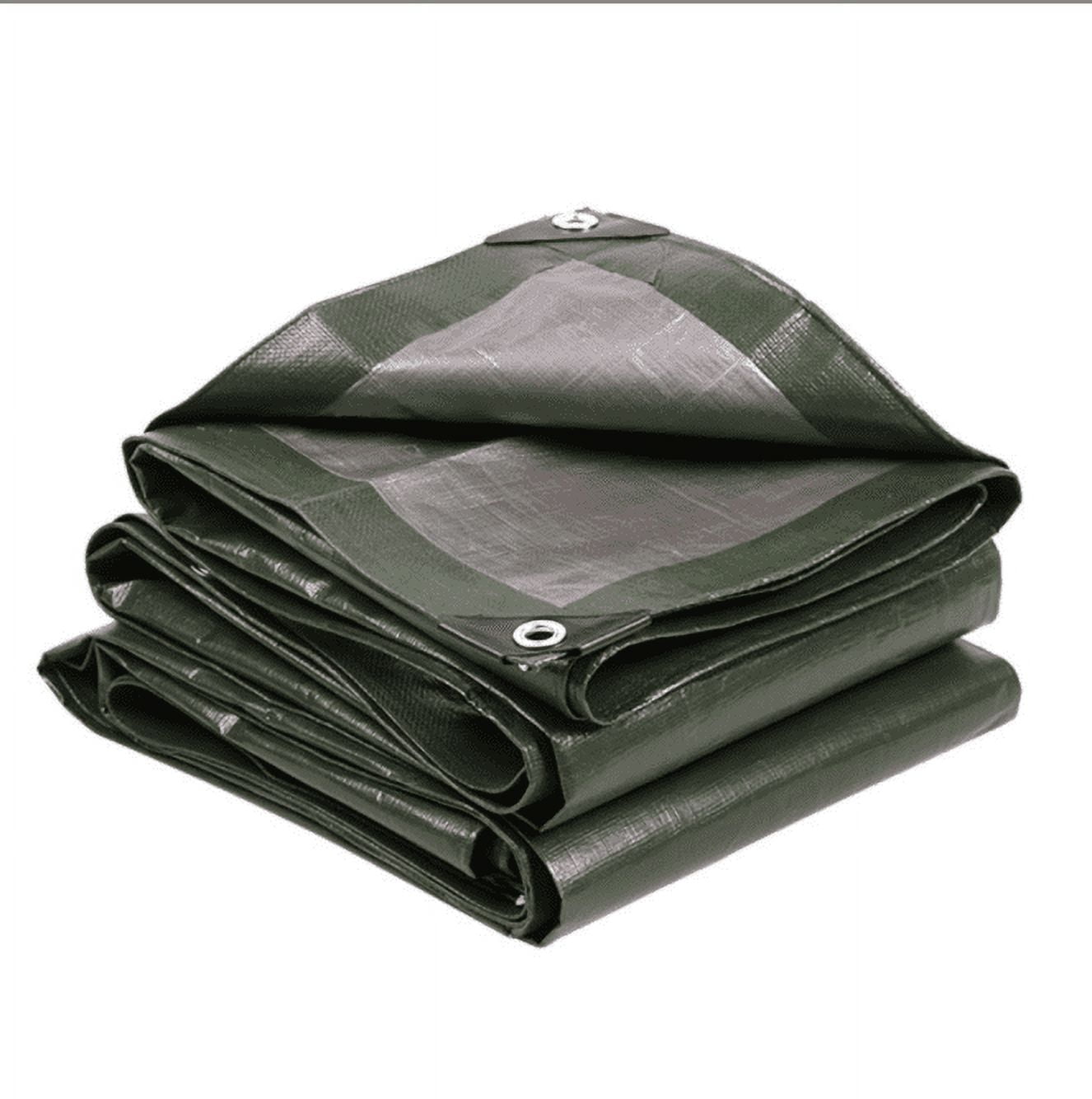 Heavy Duty Waterproof Tarp, Thick Tarpaulin For Year-Round Use, Metal ...