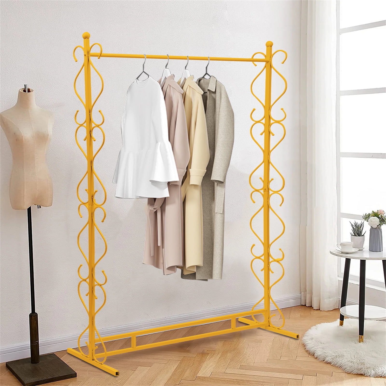 Heavy Duty Wedding Clothes Display Rack, Garment Dresses Storage Stand ...