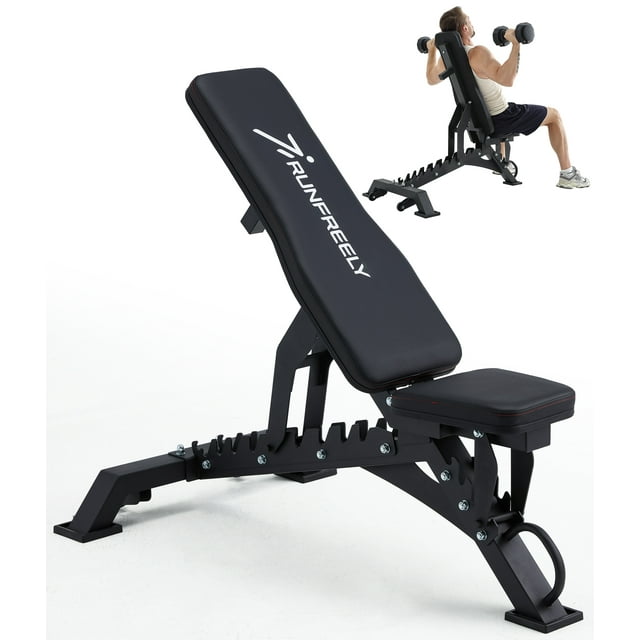 Heavy Duty Weight Bench 1000LB Capacity, Adjustable FID Workout Bench ...