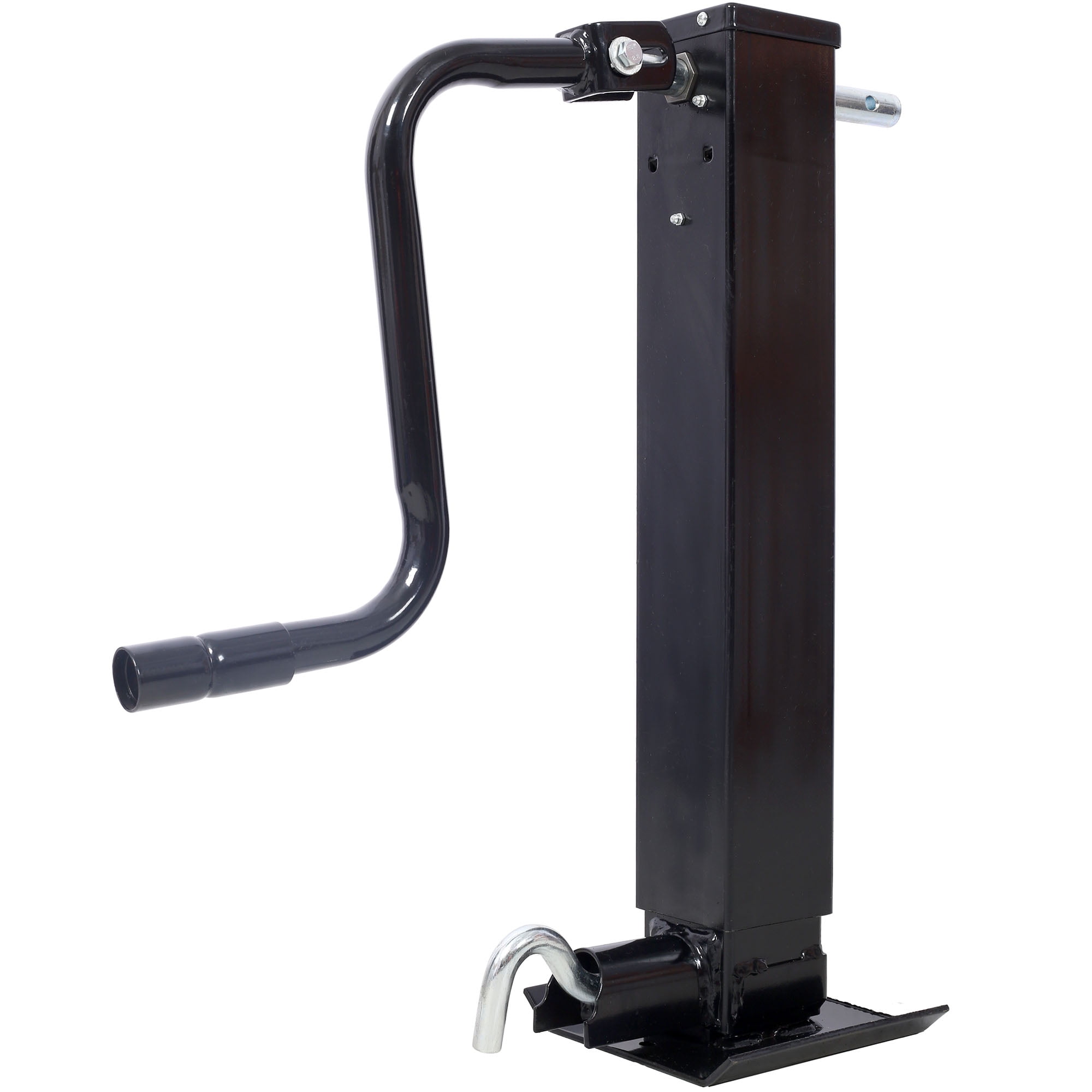 Heavy-Duty Weld-On Trailer Jack Black 11,000 lbs. Lifting Capacity ...