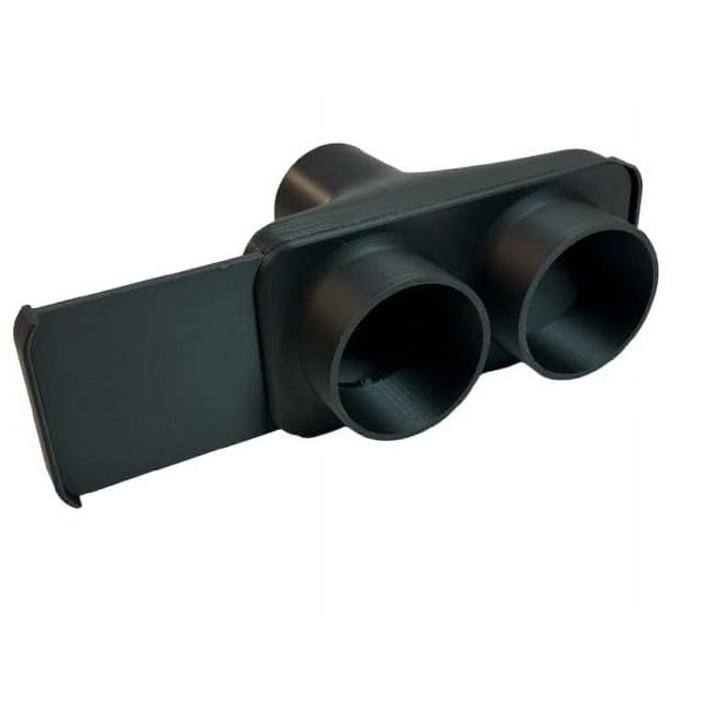 Heavy-Duty Wet Dry Vacuum Y Splitter with Blast Gate | 2.5" Dual Hose ...