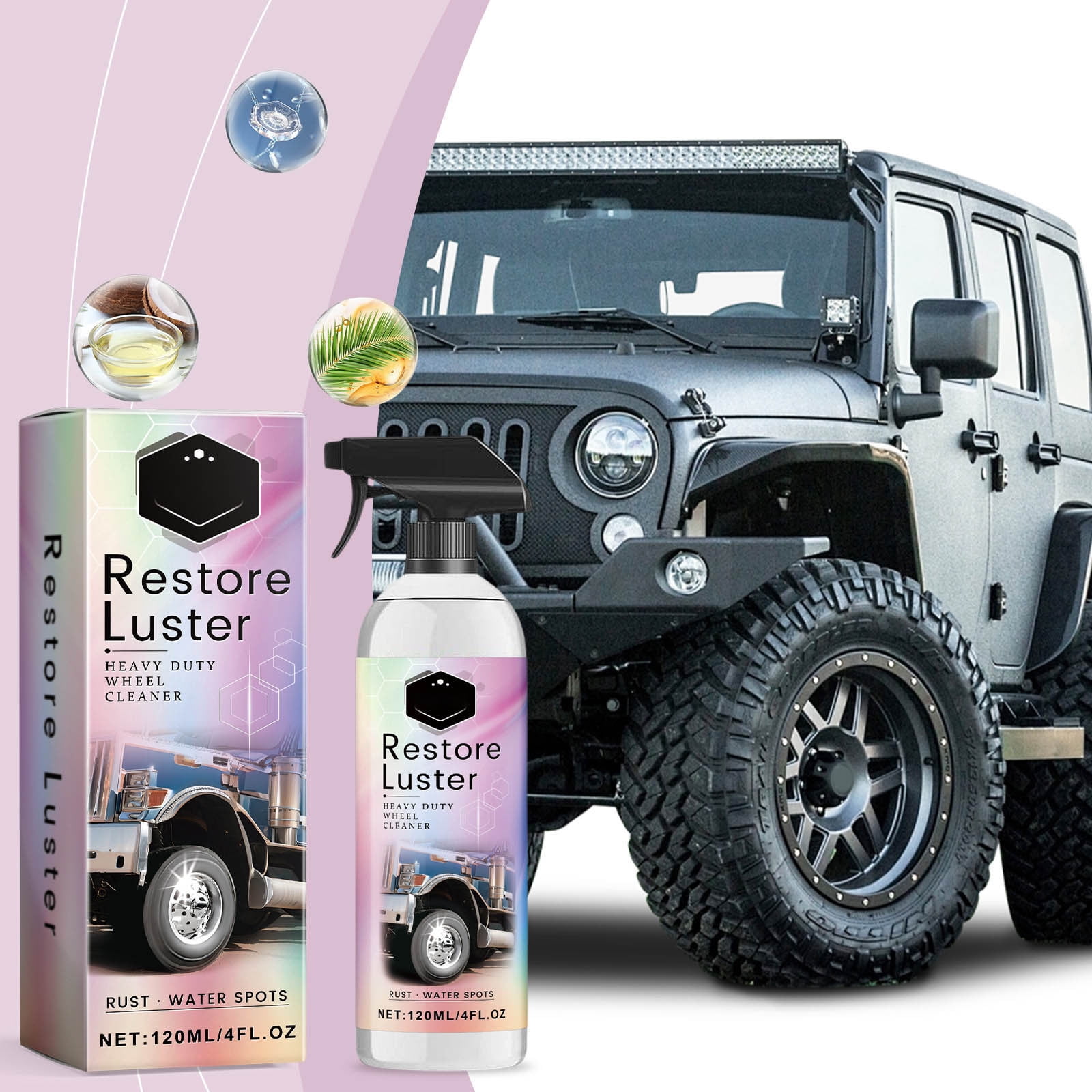 Heavy Duty Wheel Cleaner | High-Efficiency Foaming Detergent | Anti ...