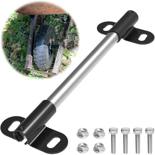 Heavy Duty Wheelbarrow Axle Bracket Set Compatible with 5/8 ...