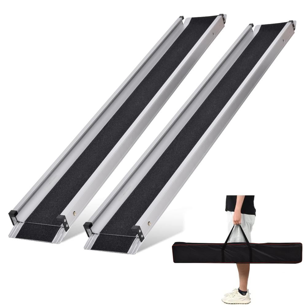 Heavy-Duty Wheelchair Ramp for Doorways - 661Lbs Capacity, Anti-Skid ...