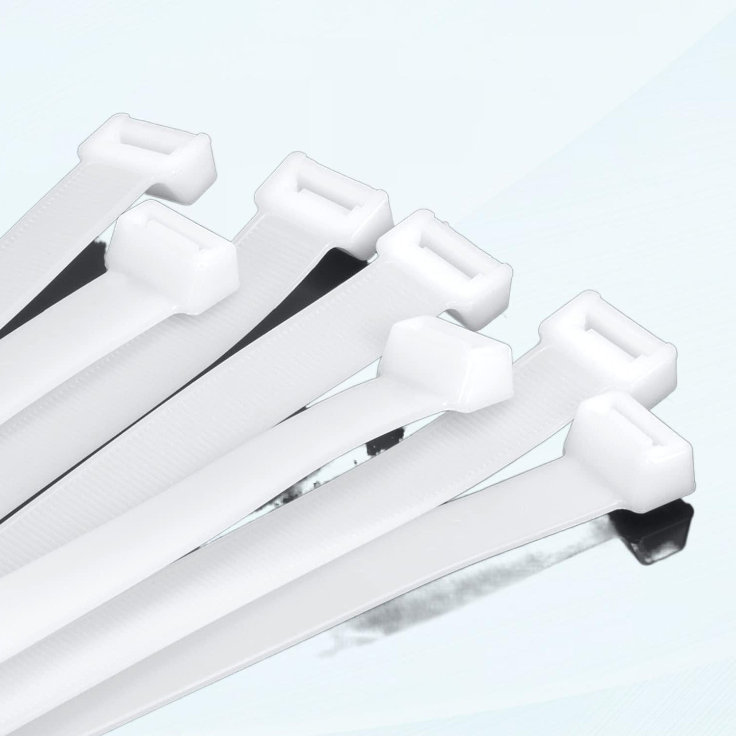 Heavy Duty White Cable Zip Ties 40 Inches , 440lb Extra Large Cable Tie ...