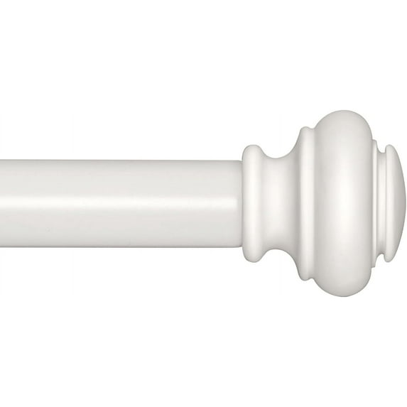 Heavy Duty Window Curtain Rods - 72 to 144 Inches, Adjustable with ...