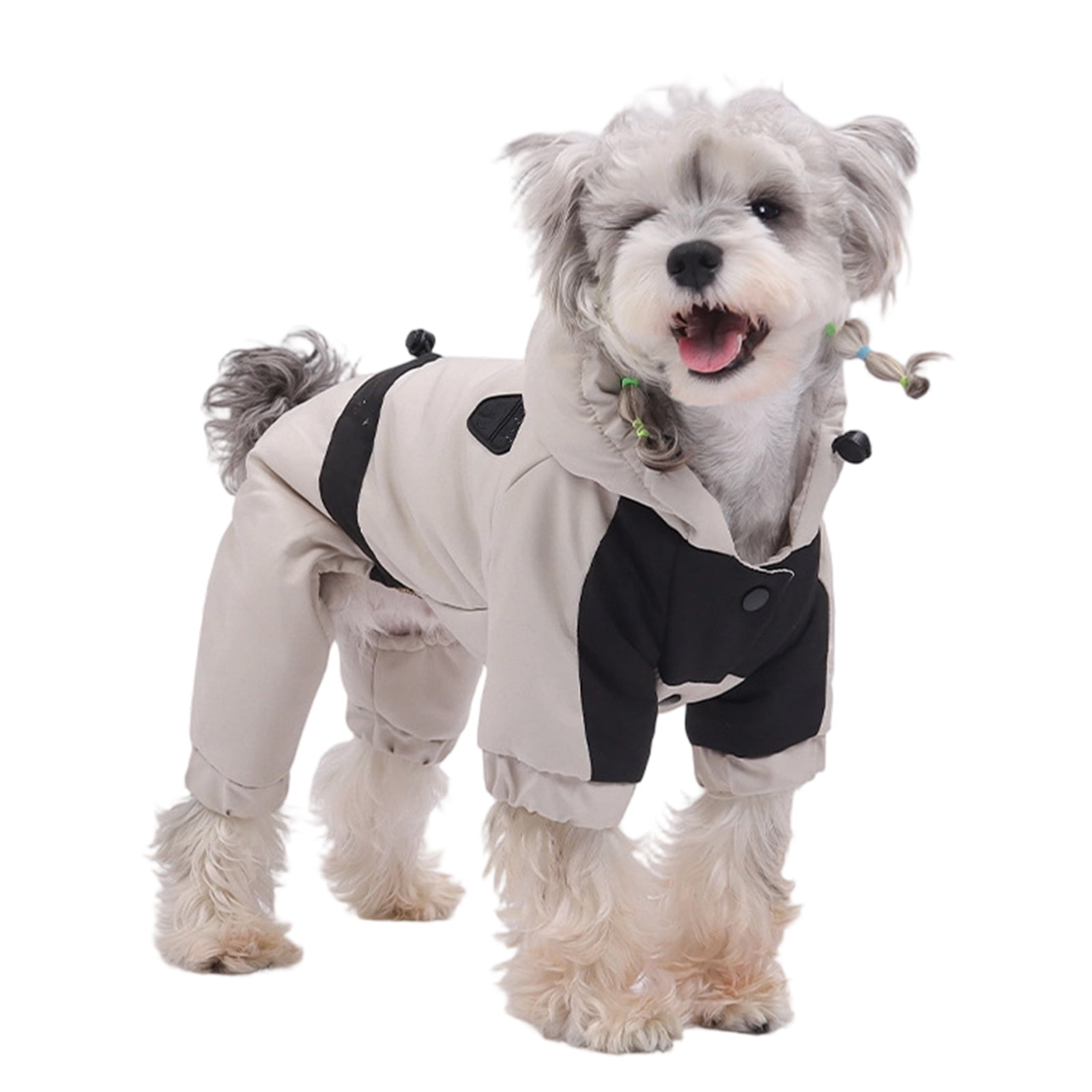 Heavy Duty Winter Dog Coat 4-Leg Coverage Water-Resistant Down Outdoor ...