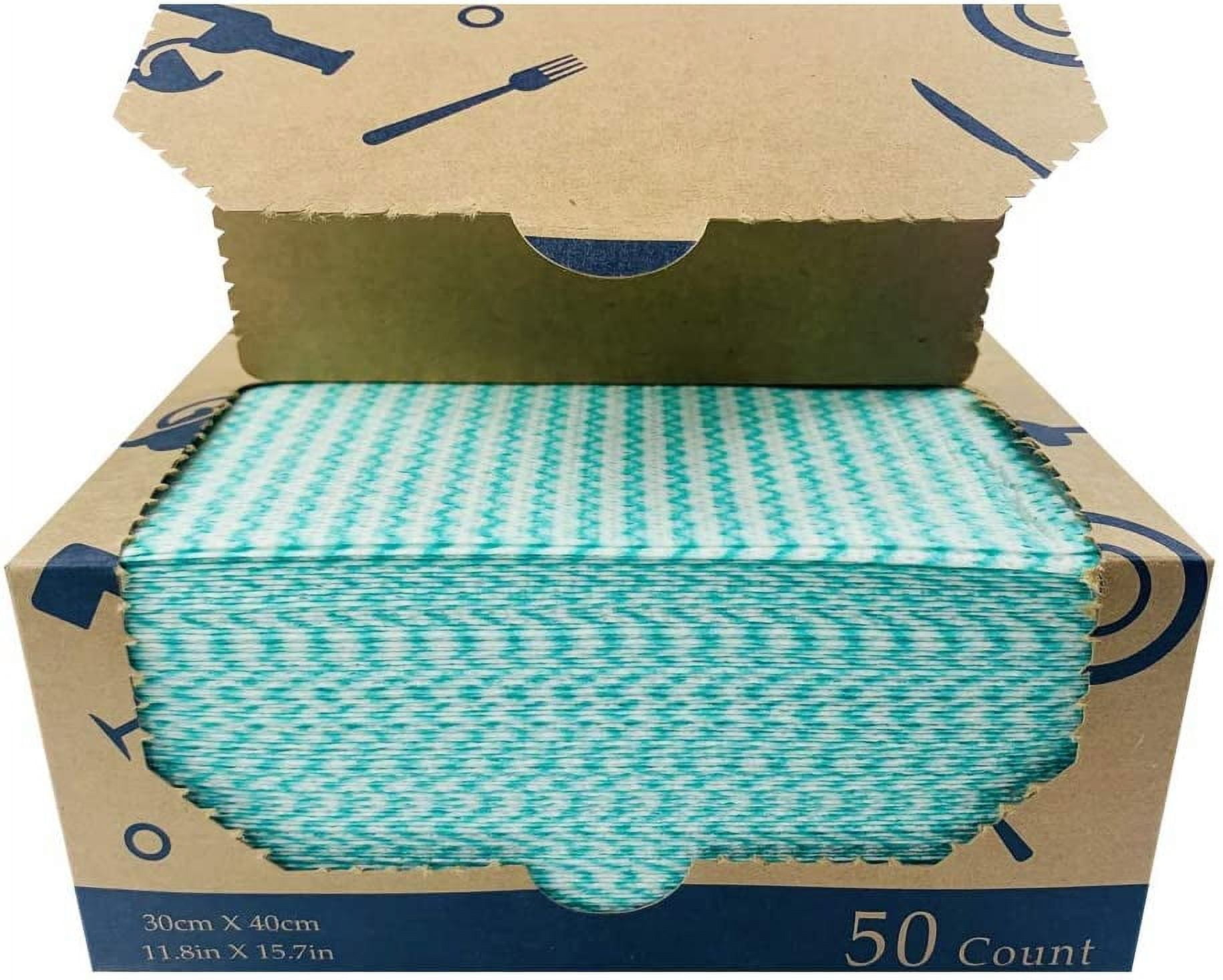 Heavy Duty Wipes Dish Cloths 50Pieces Reusable Wipes Multi-use Cleaning ...