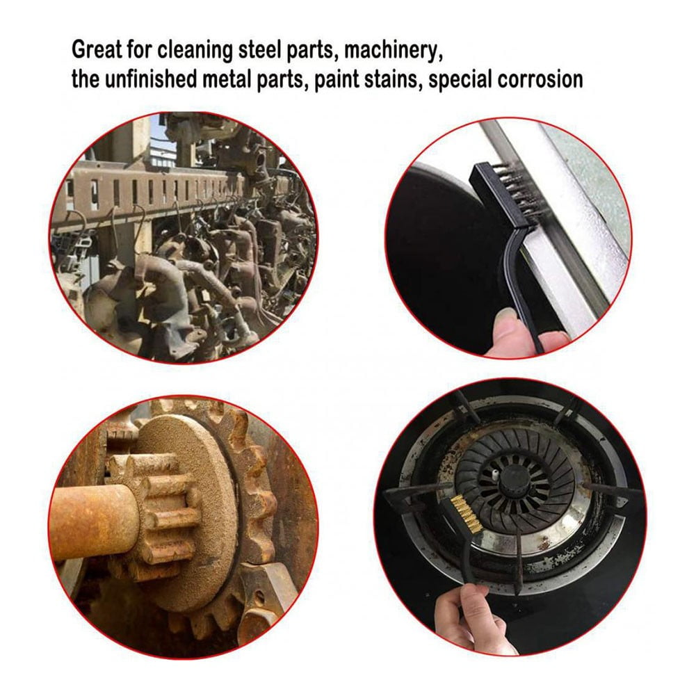 Heavy Duty Wire Brush Multipurpose Steel Wire Brush Abrasive Cleaning ...