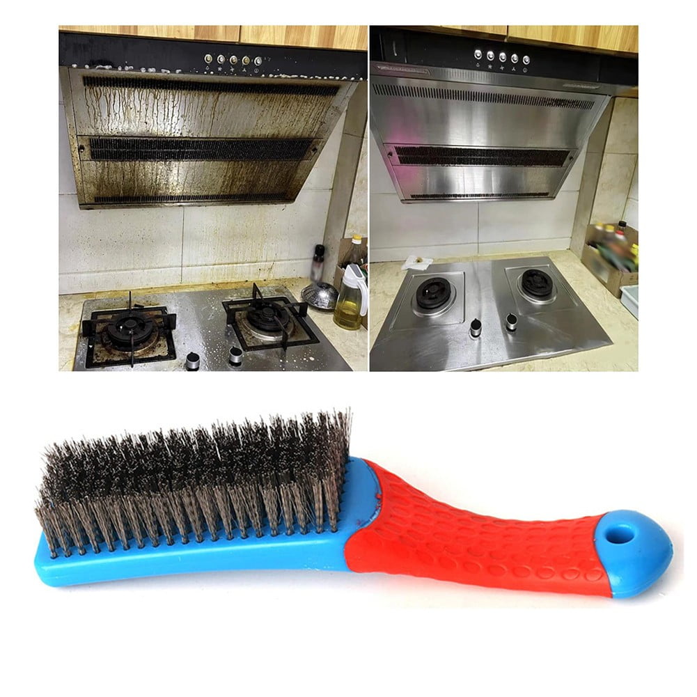 Heavy Duty Wire Brush Multipurpose Steel Wire Brush Abrasive Cleaning ...