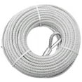 Heavy Duty Wire Rope Cable, 1/4" Diameter, 100' Length - Walmart.com