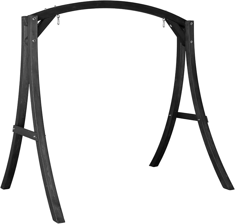 Heavy Duty Wooden Swing Frame for Adults Kids, Strong A-Frame Porch ...
