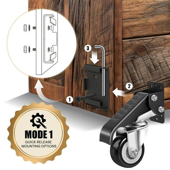 Heavy Duty Retractable Casters