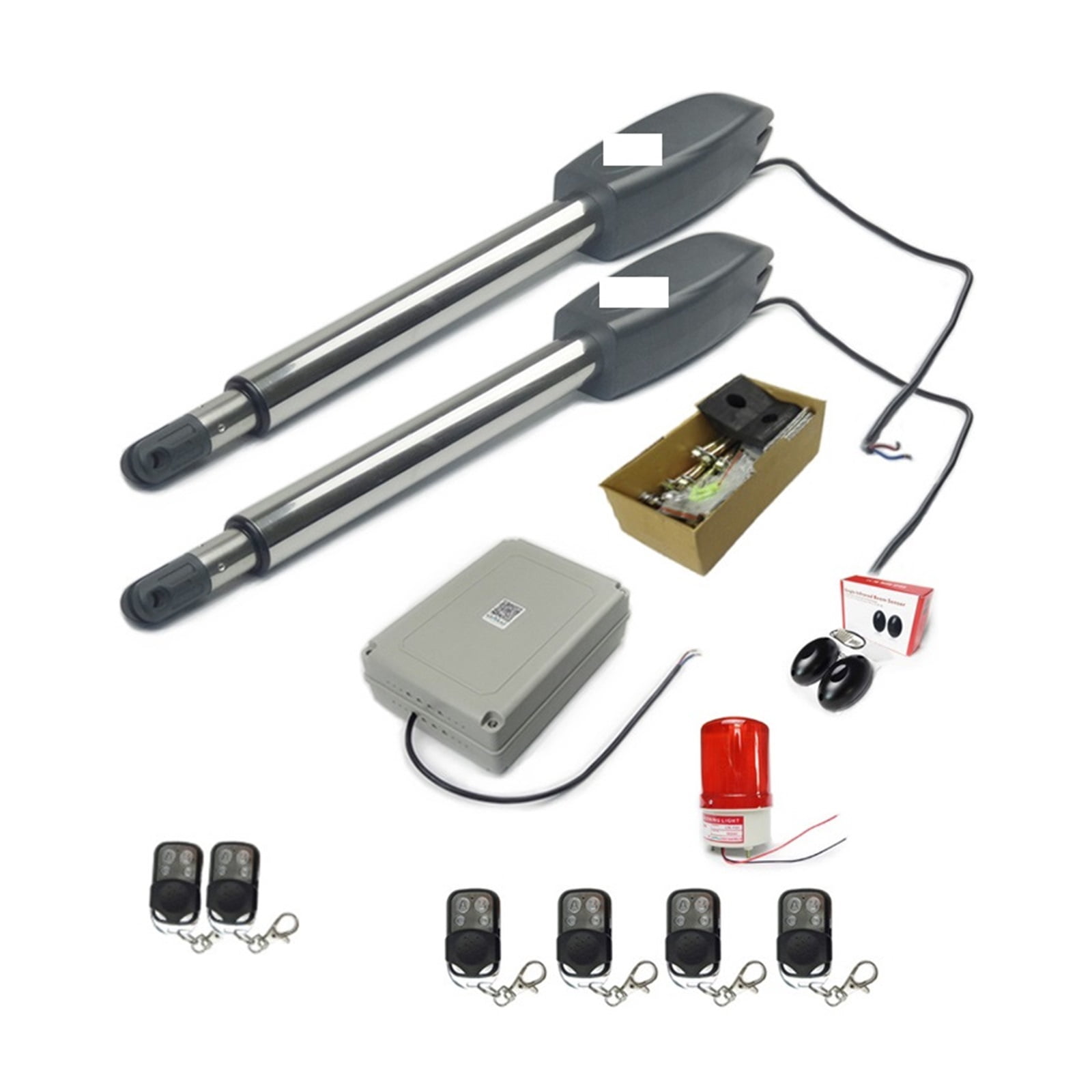 Heavy Duty Worm Gear Automatic Swing Gate Opener With IP Camera Monitor ...