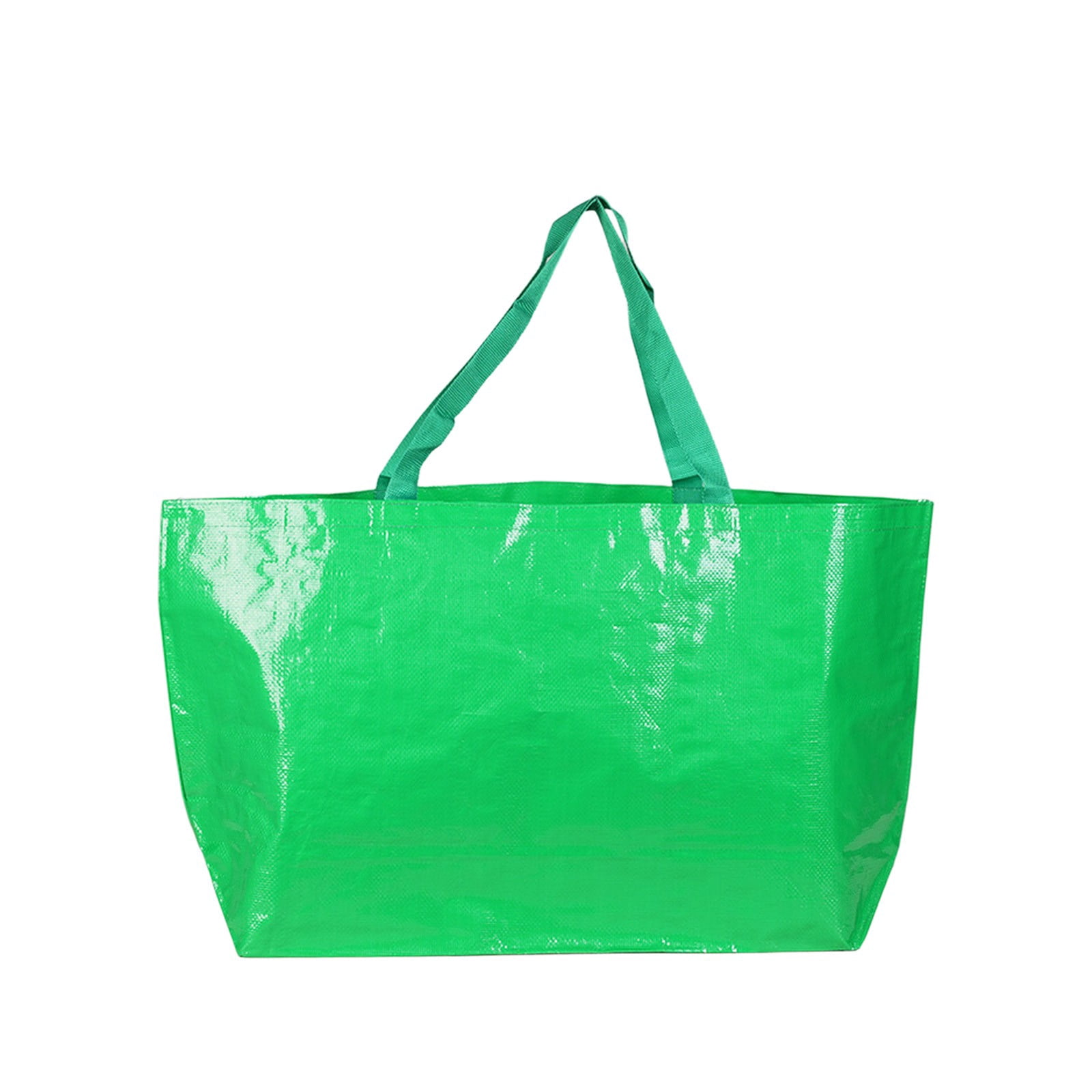 Heavy Duty Woven Plastic Tote Bag, Reusable Grocery Shopping Bag ...