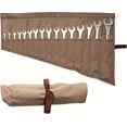 Heavy-Duty Wrench Organizer Roll-Up Bag with 16 Pockets, Waterproof ...