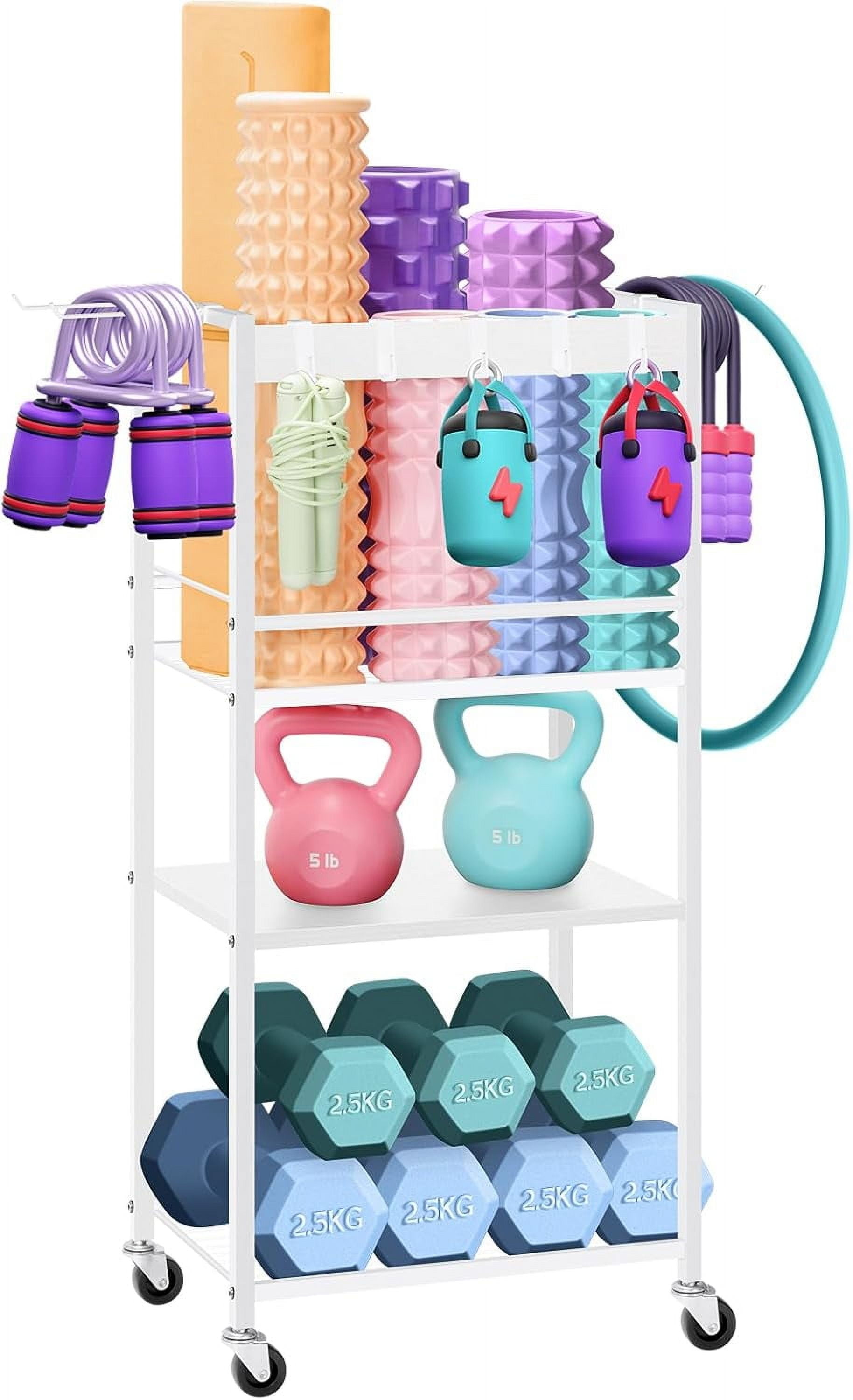 Heavy Duty Yoga Mat Holder Workout Equipment Storage Organizer Weight ...