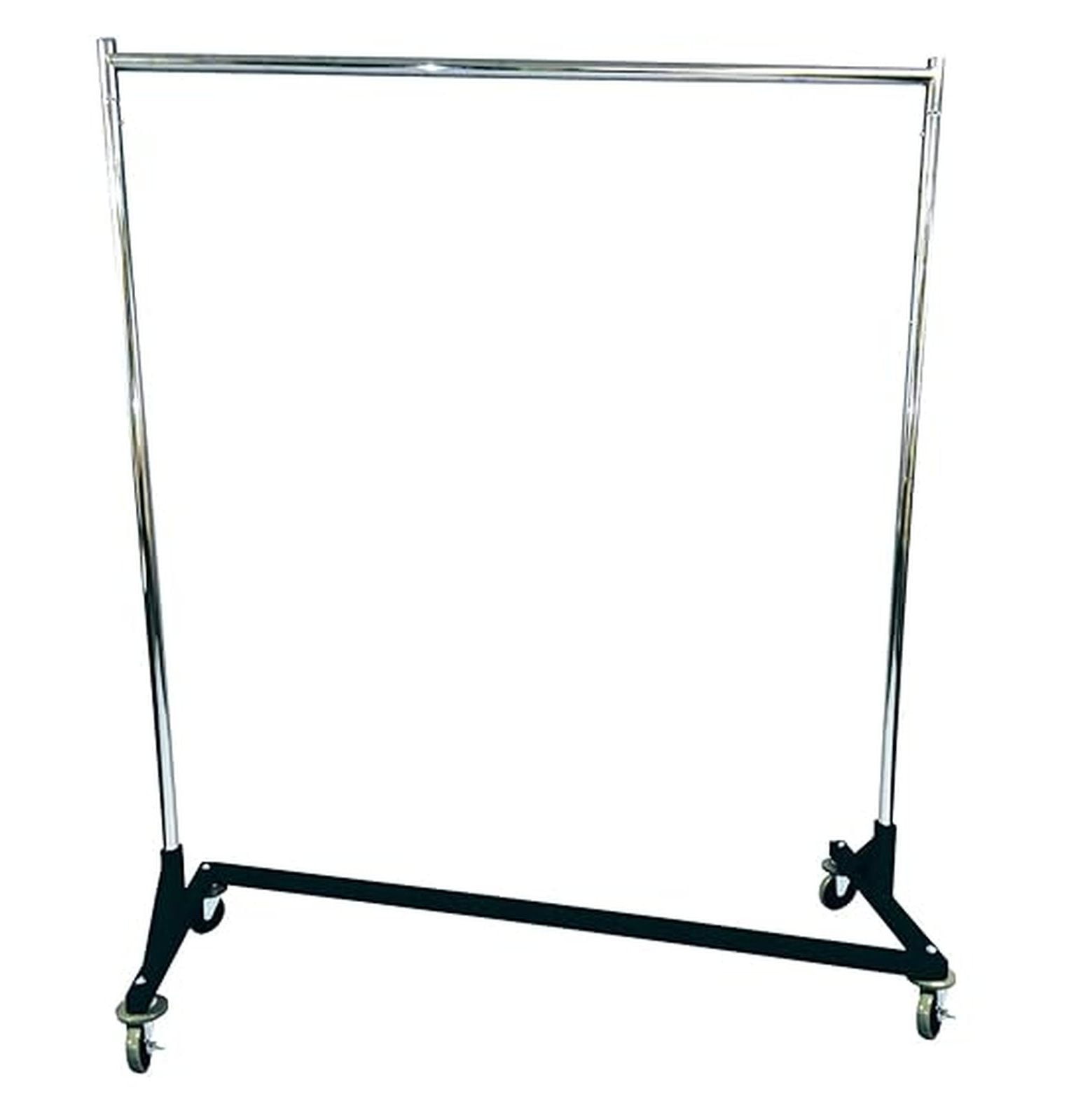Heavy Duty Z Rack Adjustable Height - 400lbs Capacity Rolling Clothing ...