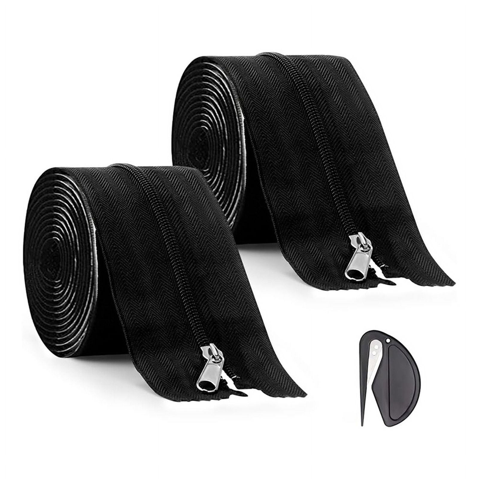 Heavy Duty Zippers,2-Pack Dust Barrier Zippers with Plastic Sheet ...