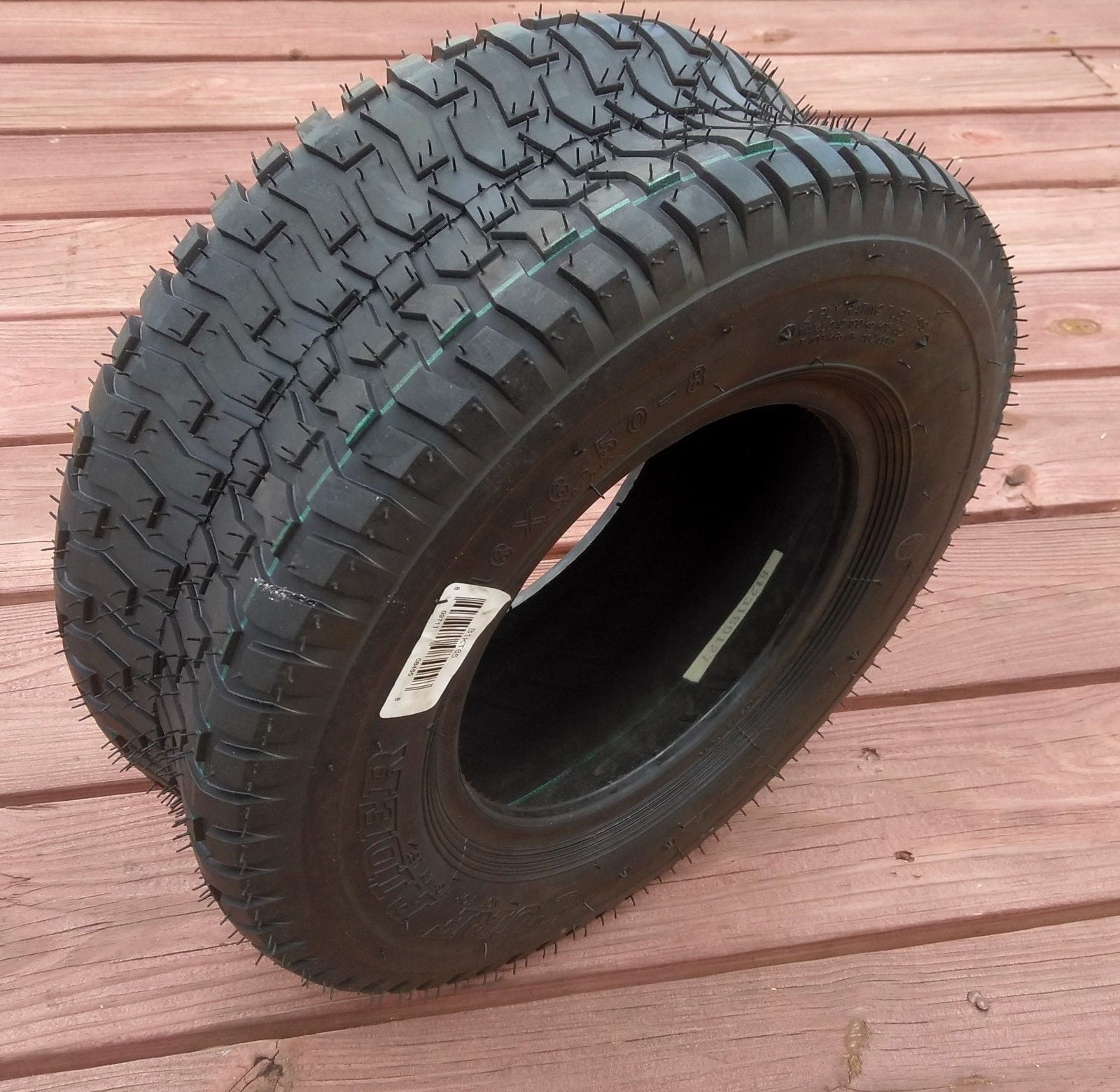 Heavy Duty turf lawn mower go kart tractor tire 15x6x6 - Walmart.com