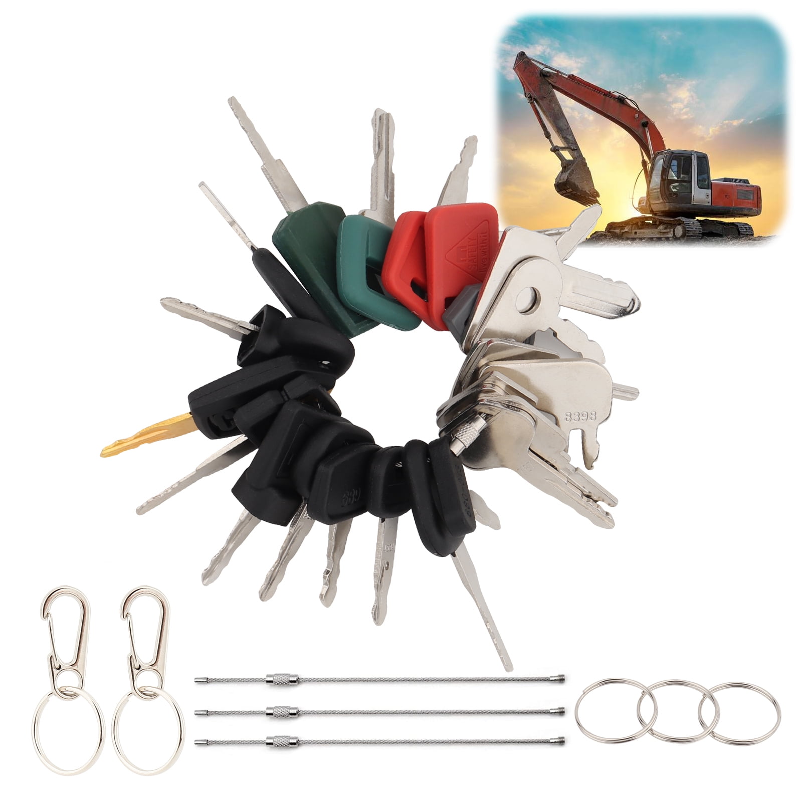 Heavy Equipment Keys Master Set,Construction Machinery Key Set,Fits ...