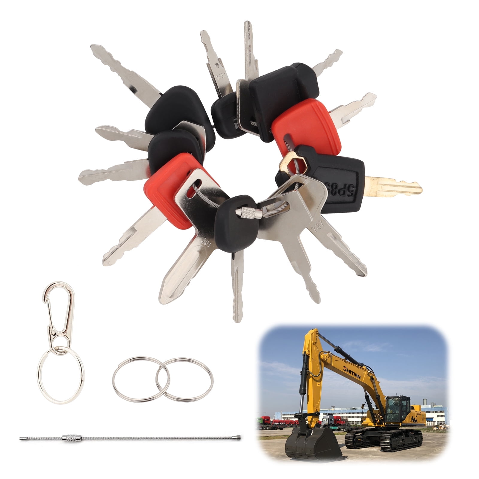 Heavy Equipment Keys Master Set,Construction Machinery Key Set,Fits ...