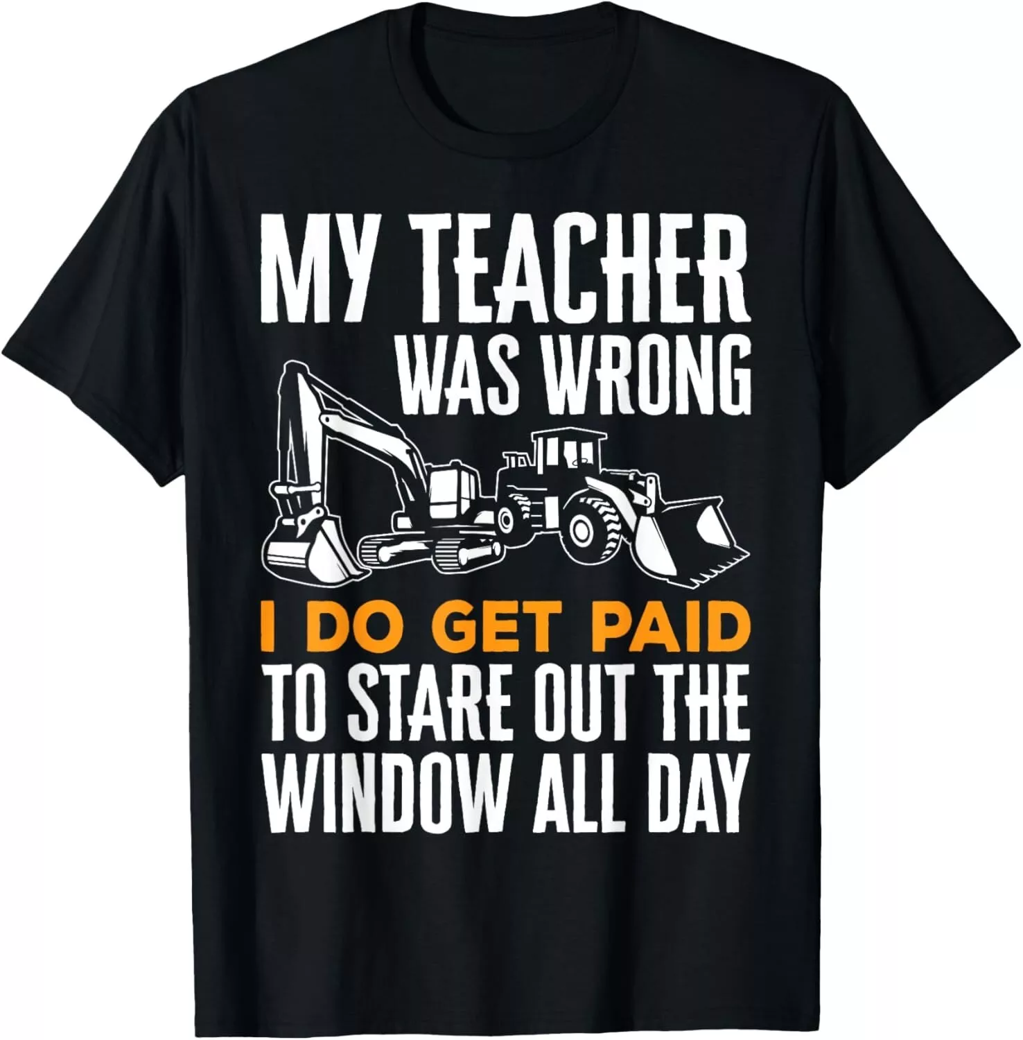 Heavy Equipment Operator Excavator Bulldozer Funny Work Shirt, for men ...