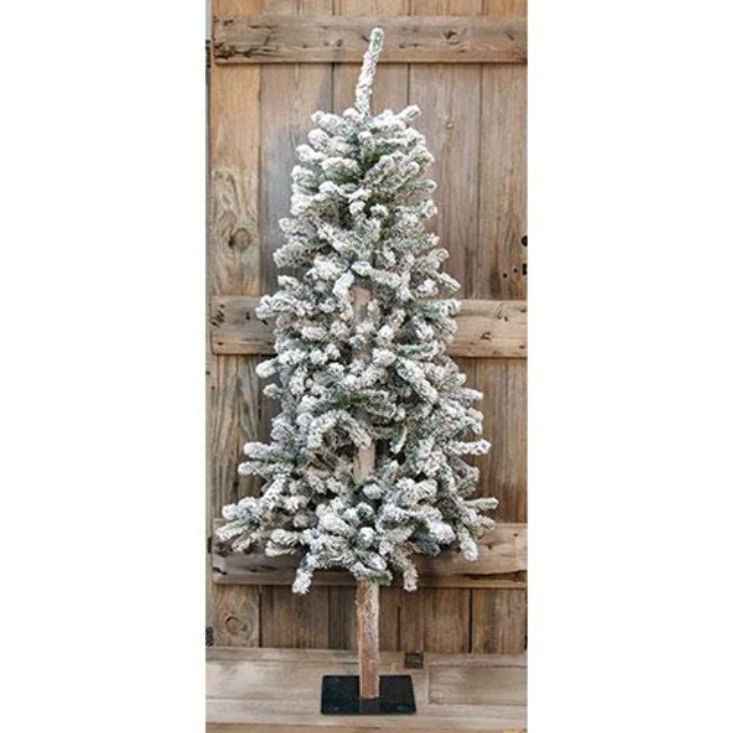 Heavy Flocked Alpine Tree 6ft - Walmart.com