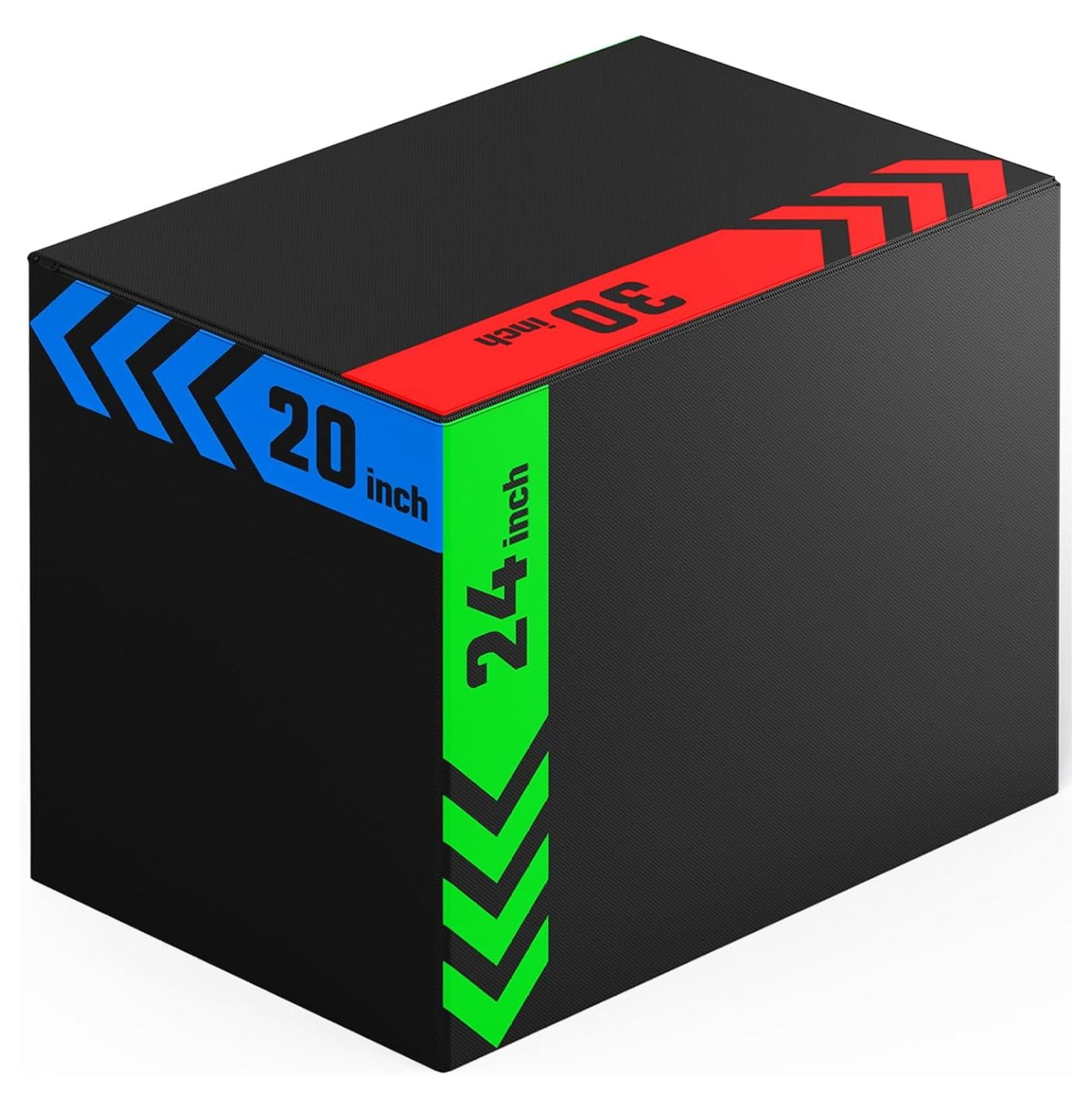 Heavy Foam Plyometric Box, Jumping Exercise Equipment Trainer with Anti ...