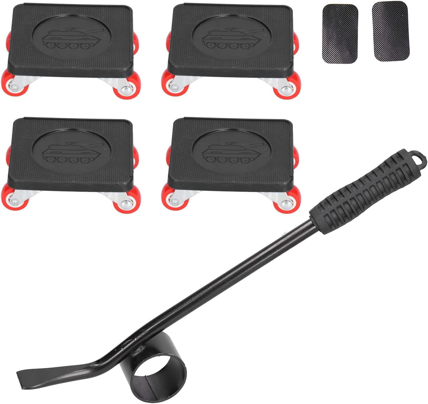 Heavy Furniture Mover with Lockable Wheels, Anti-Slip Panel for Safe ...