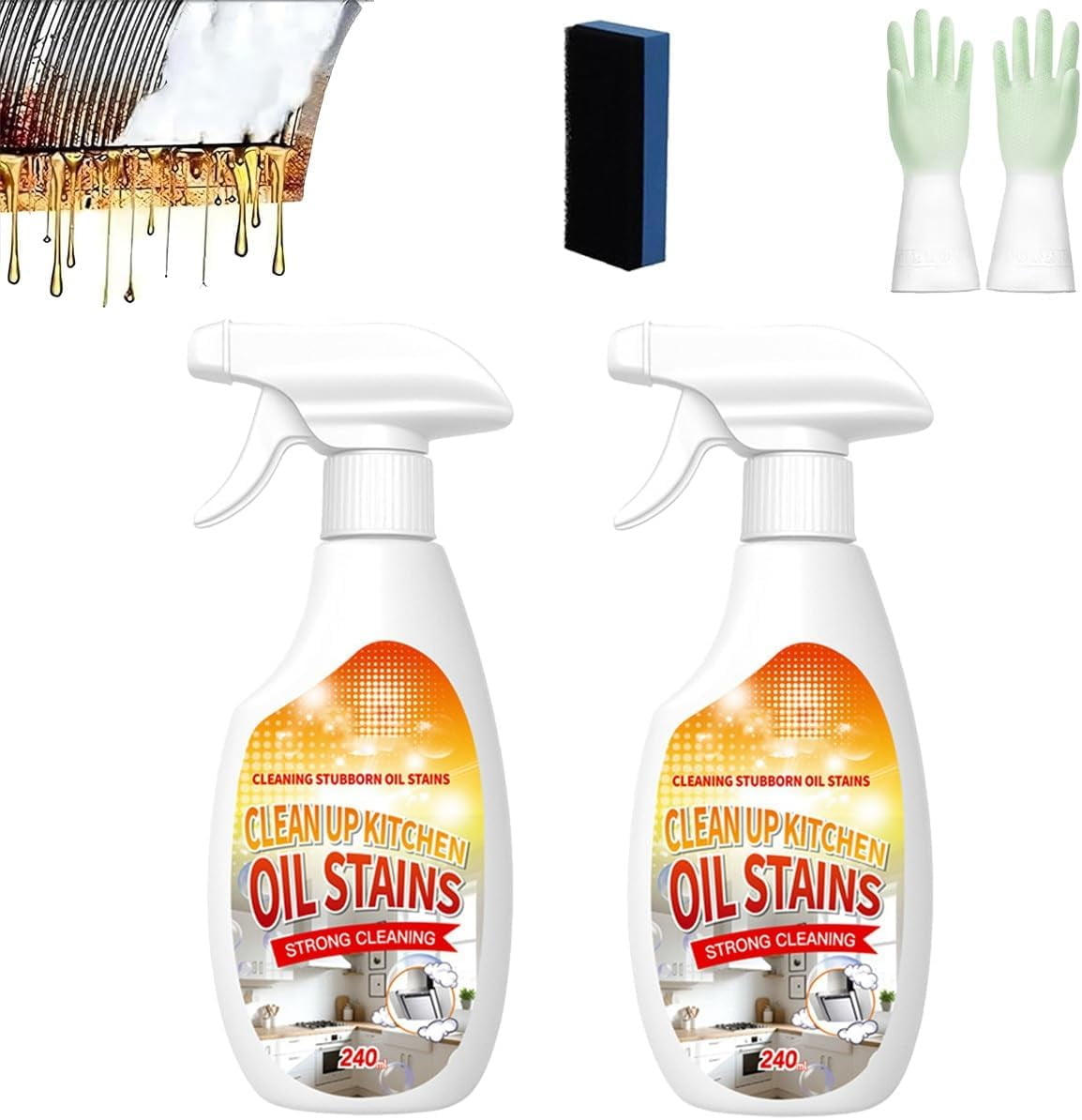 Heavy Grease Cleaner with Mild Formula & Quick Decomposition, 2025 new ...