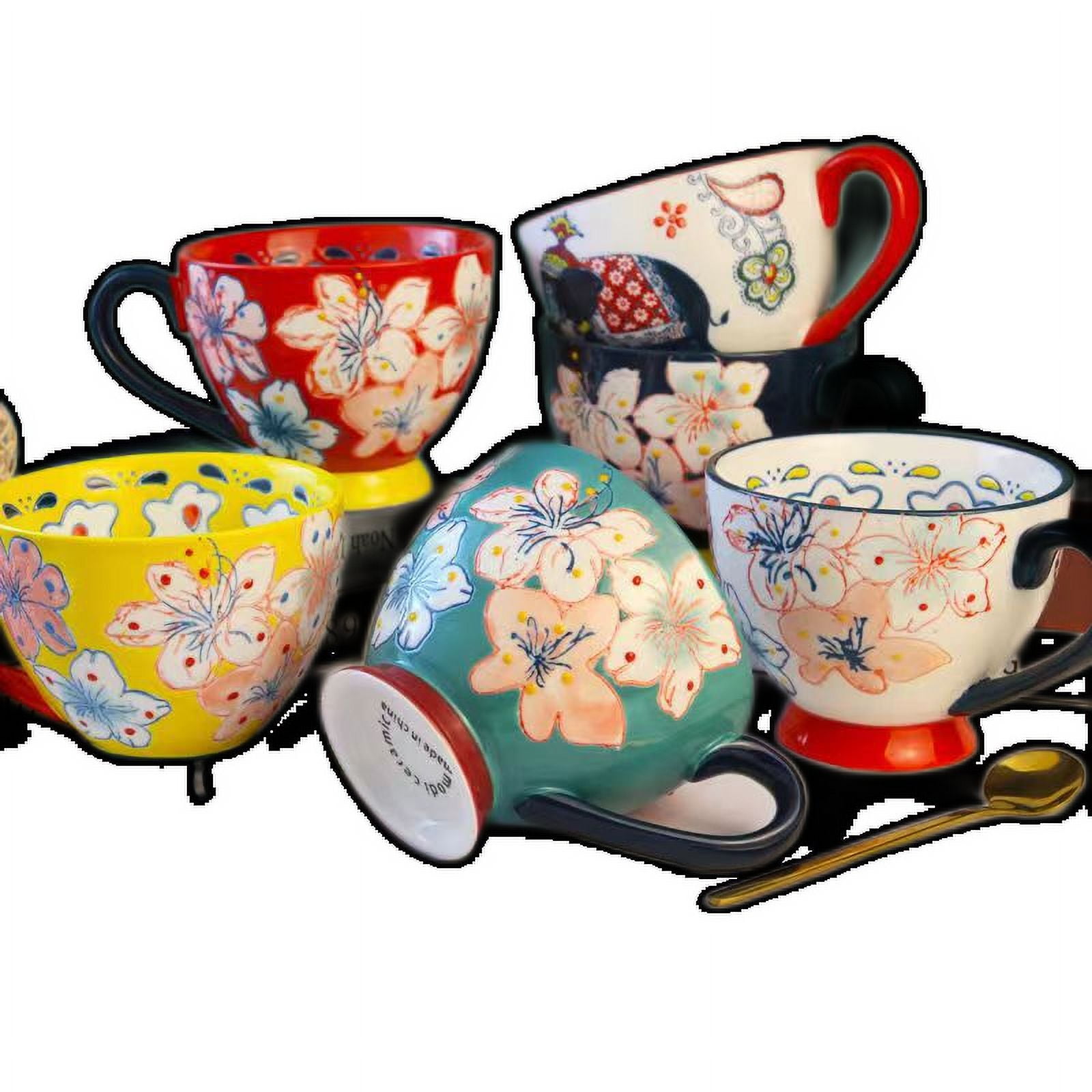 Heavy Industry Hand-Painted Breakfast Cup Ceramic Water Cup Milk Cup ...