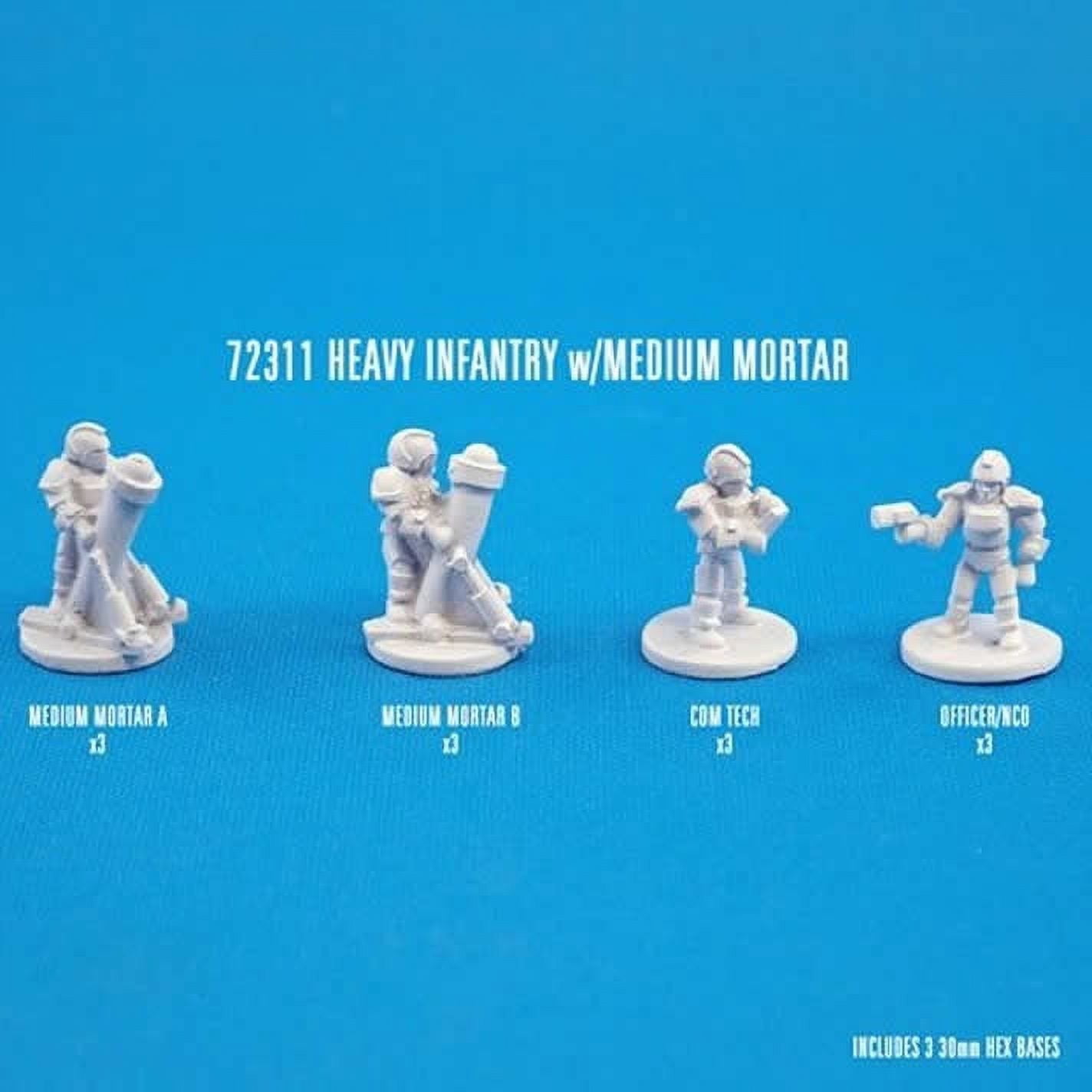 Heavy Infantry Med Mortars Miniature N-Scale CAV Strike Operations ...