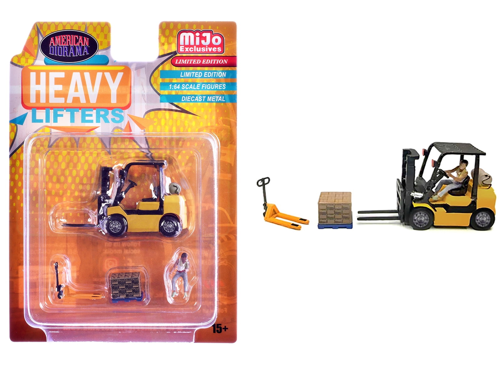 "Heavy Lifters" 4 piece Diecast Set Limited Edition for 1/64 Scale ...