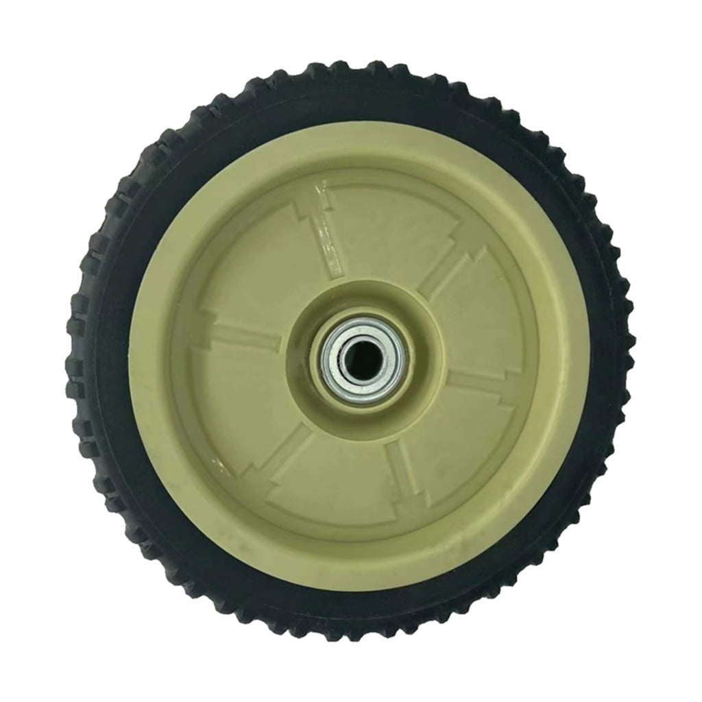 Heavy Load Lawn Mower Replacement Wheel Hand Push Lawnmower Front and ...