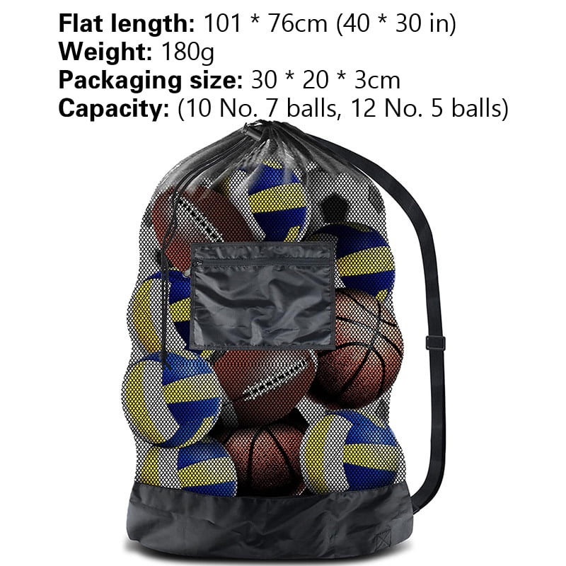 Heavy Mesh Basketball, Football, Volleyball, Rugby Ball, Large Ball ...