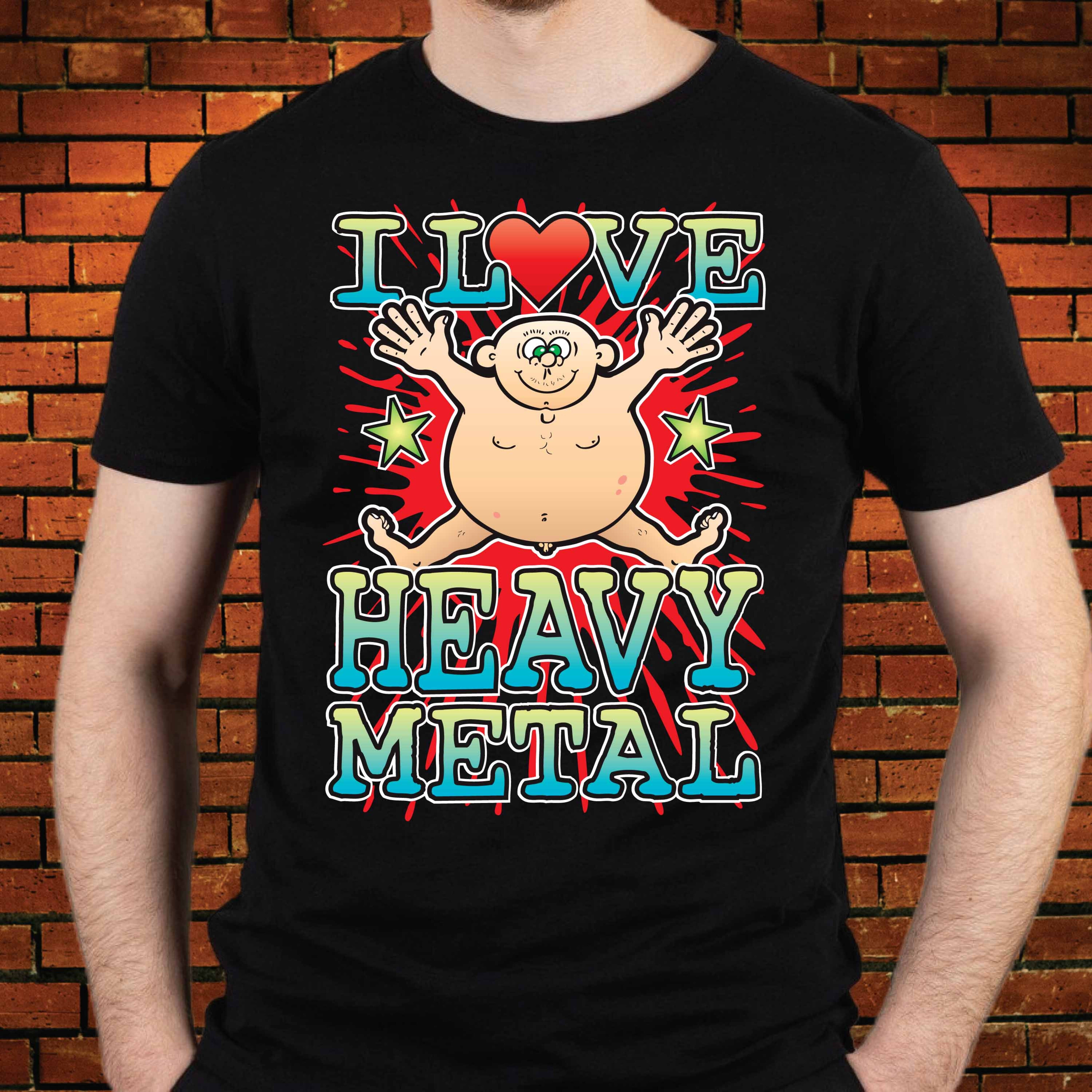 Heavy Metal 100% Cotton T-Shirt / Love Music / Hard Core Fan / Rock ...