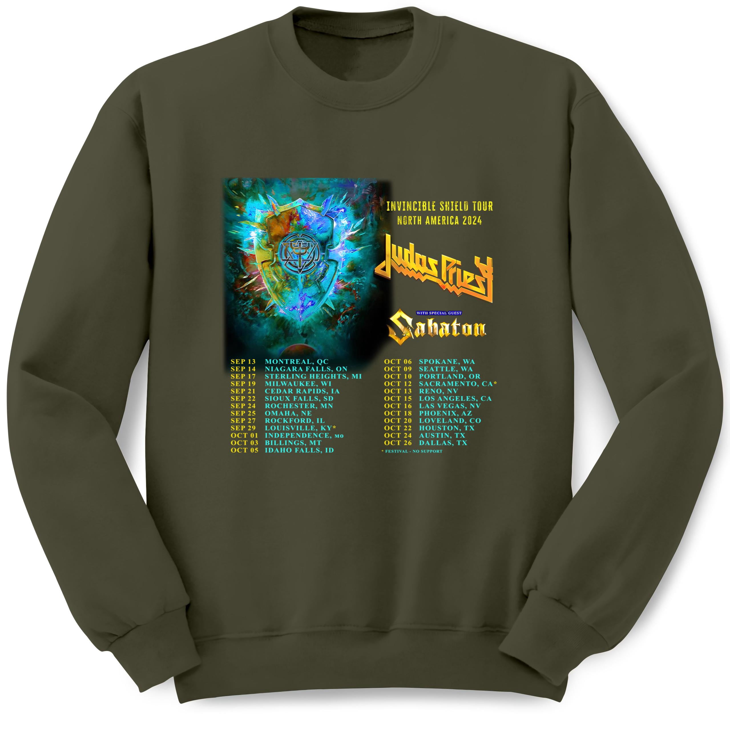 Heavy Metal Band 2025 Tour Graphic Shirt, Rock Concert Merch Tee ...