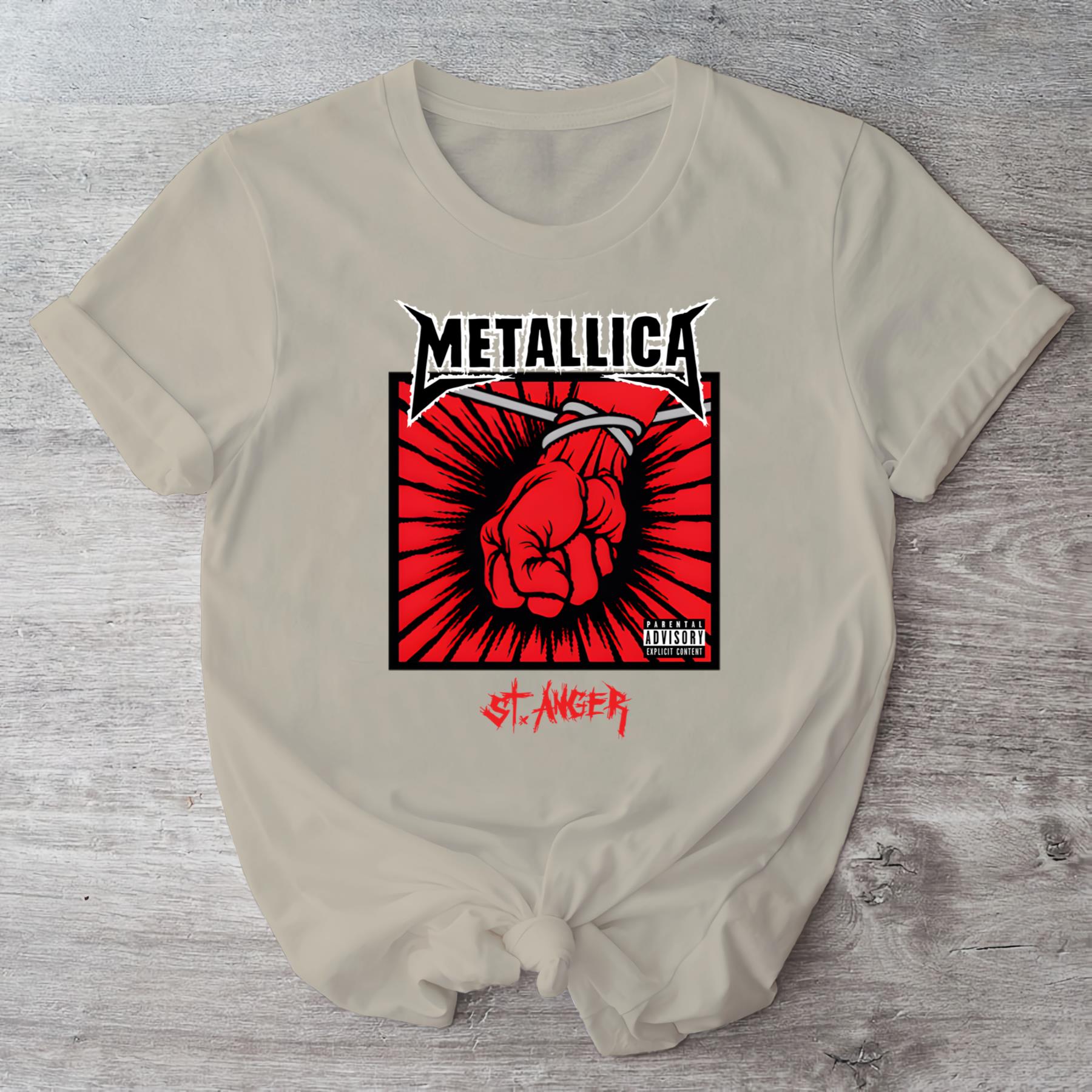 Heavy Metal Band Graphic Shirt, Saint Rage Album Style Tee, Rock Crew ...