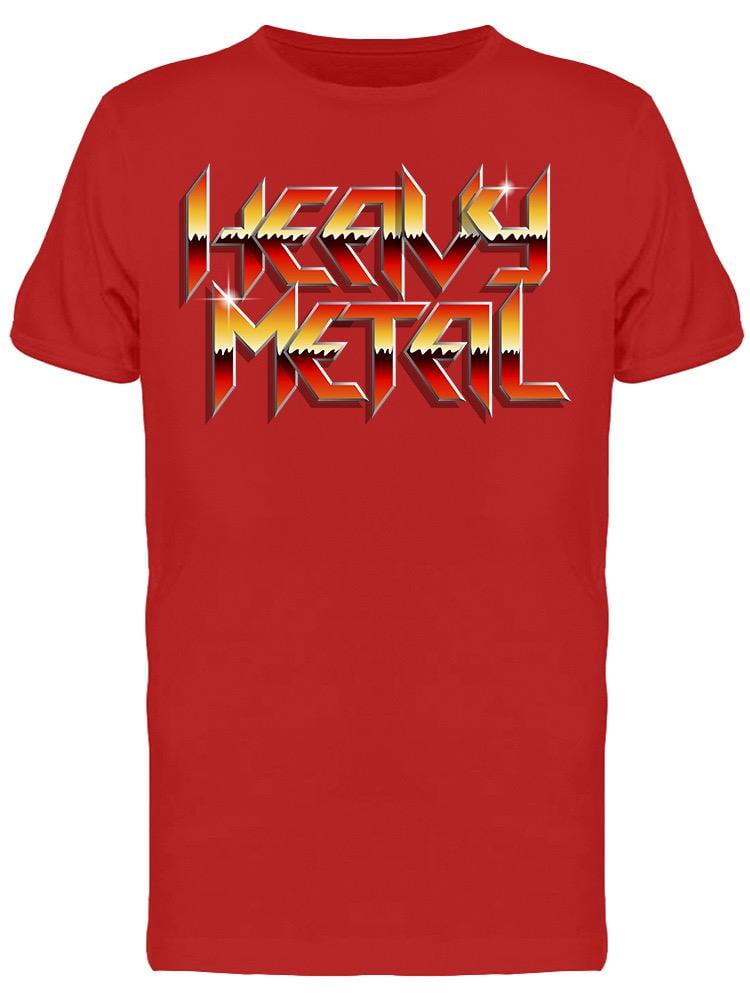 Heavy Metal Graphic T-Shirt Men -Image by Shutterstock, Male Small ...