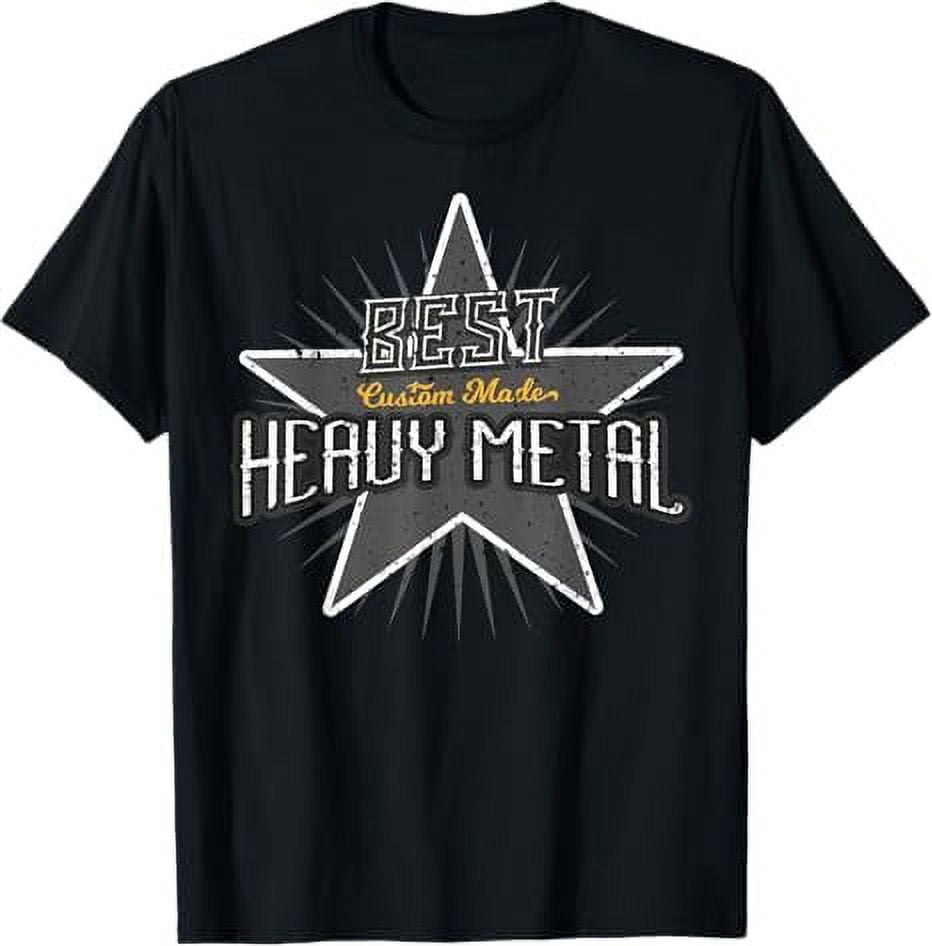 Heavy Metal Hard Rock Best Custom Made Heavy Metal T-Shirt - Walmart.com