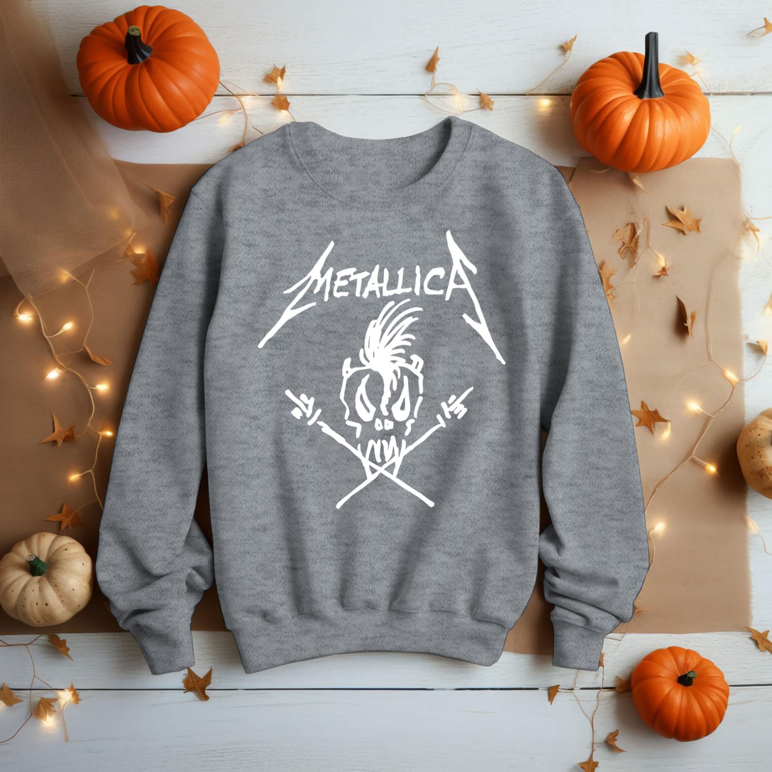 Heavy Metal Icon-Inspired Graphic Tee, Vintage Rock Vibe Band Style ...