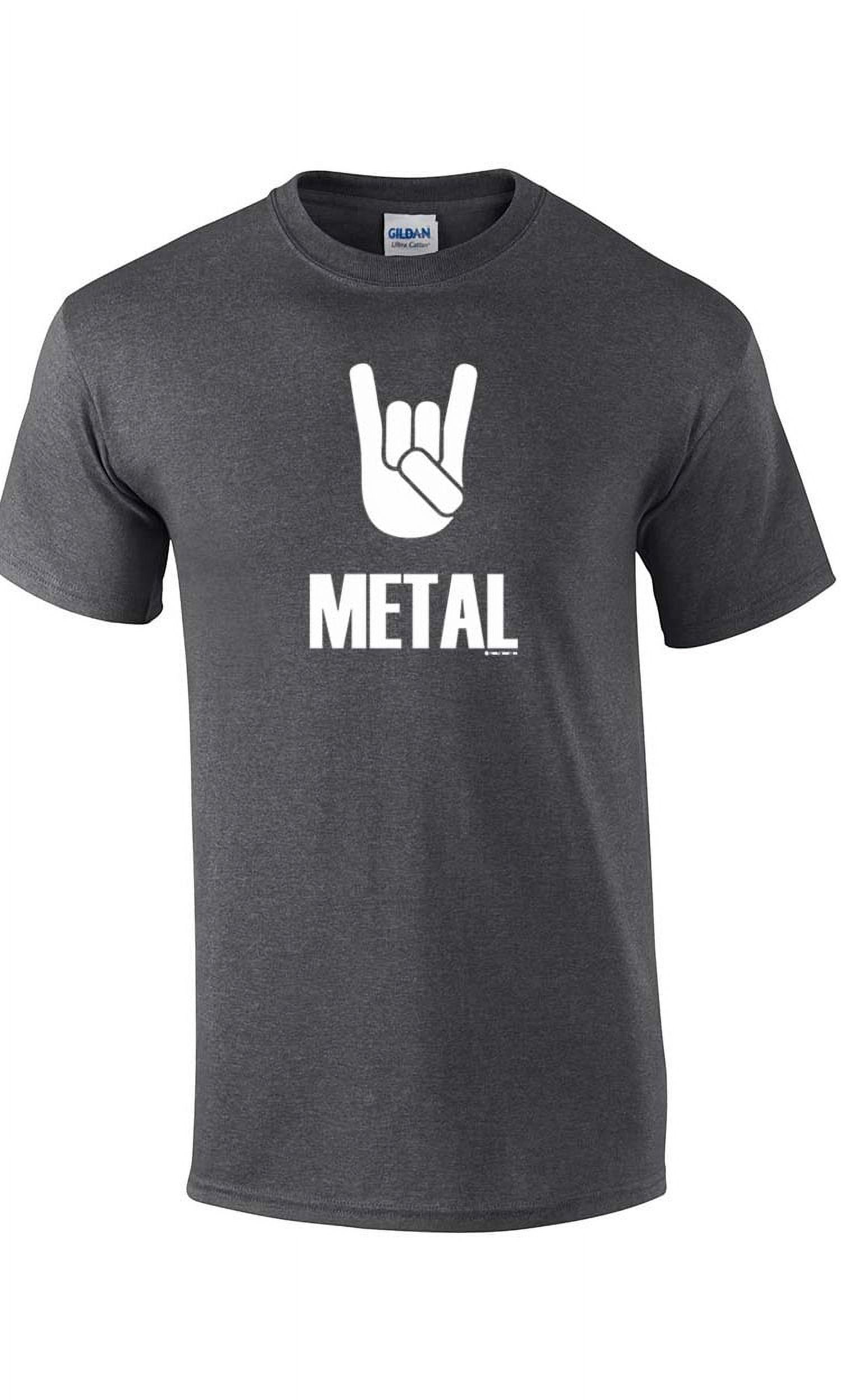 Heavy Metal Short Sleeve T-shirt Rock On Metal Music Alternative ...