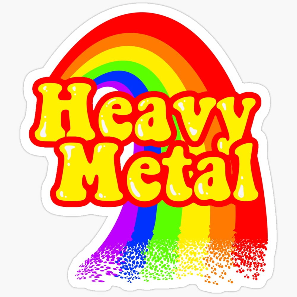 Heavy Metal Stickerphone Decal Water Bottle Stickers, Vinyl Stickers ...