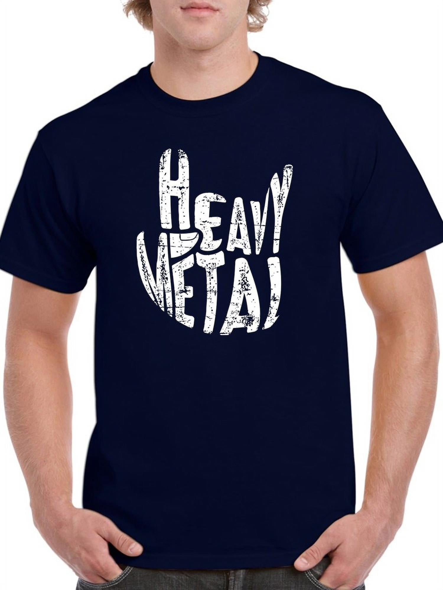 Heavy Metal T-Shirt Men -Smartprints Designs, Male Medium - Walmart.com