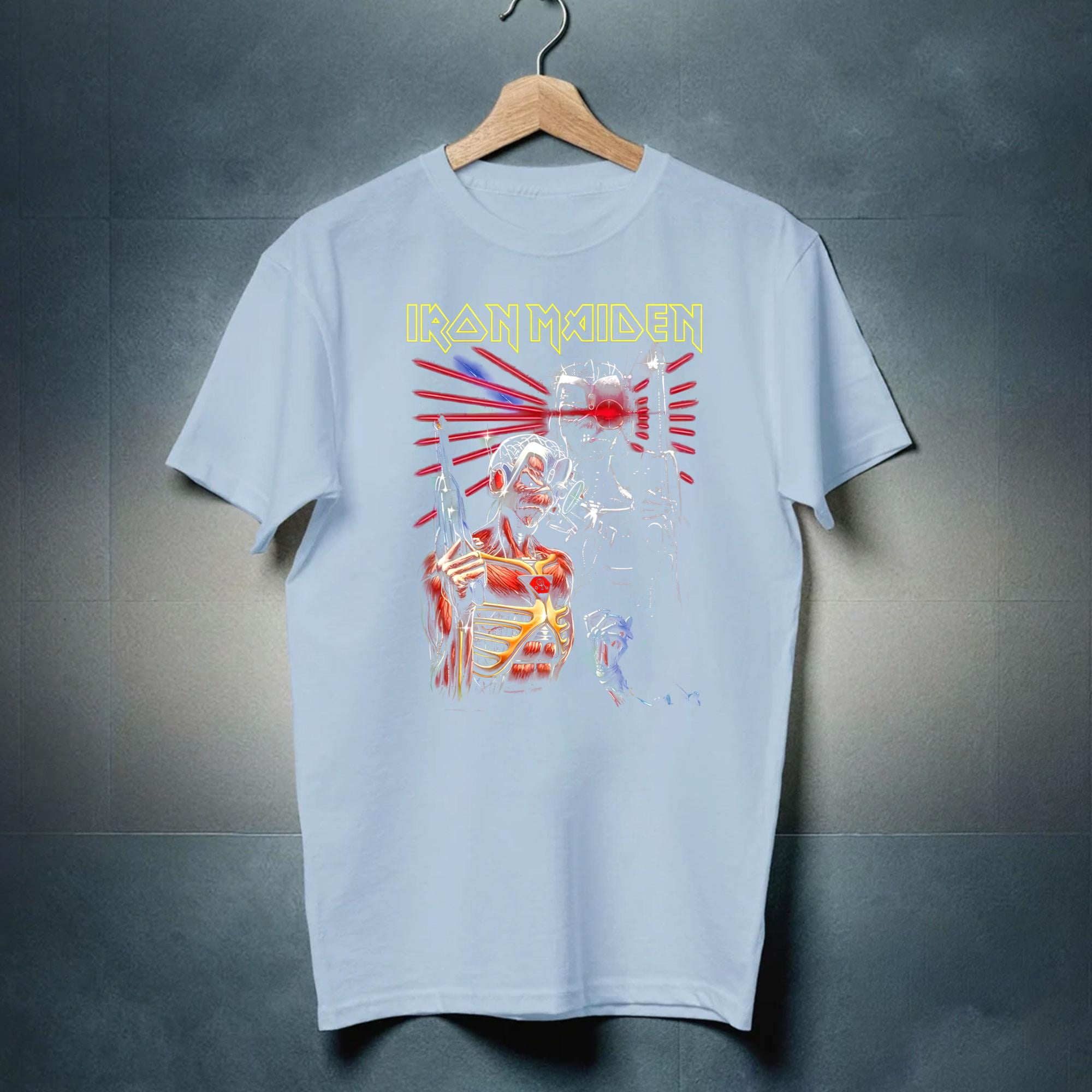 Heavy Metal Terminator-Inspired Shirt – Retro Rock Graphic Unisex Tee ...