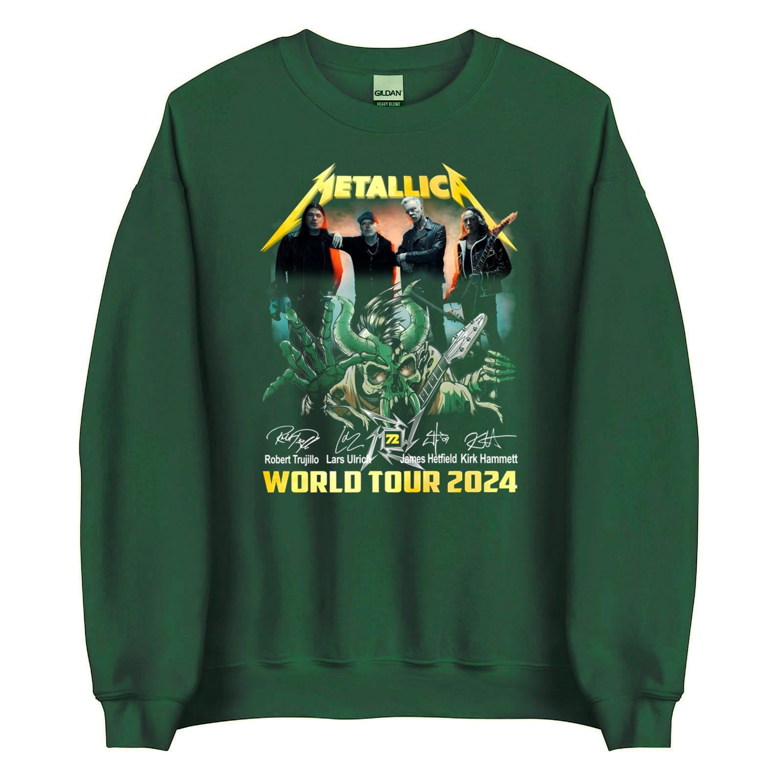 Heavy Metal World Tour 2024 Shirt, Vintage Rock Concert Shirt for Men ...