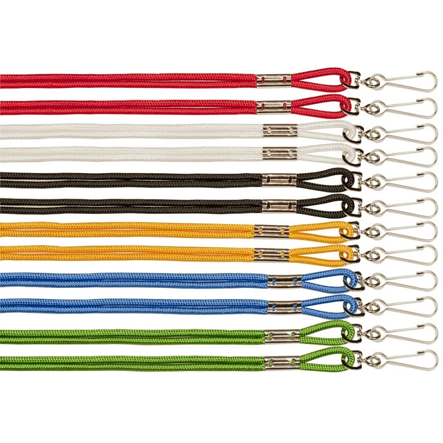 Heavy Nylon Lanyard Assorted Colors, 12 Per Pack, 3 Packs - Walmart.com