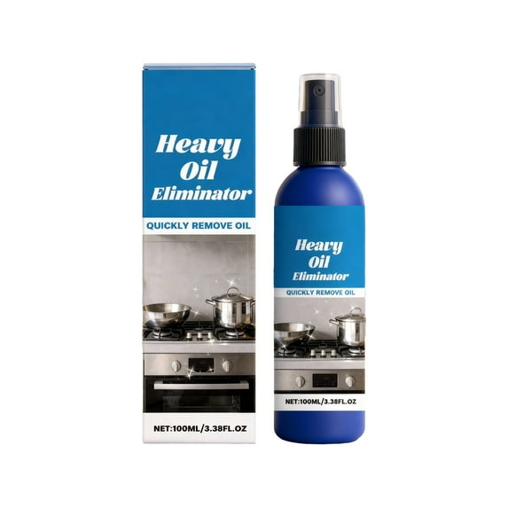 Heavy Oil Cleaner 100ml - Powerful Stain Removal for Kitchen & Home ...
