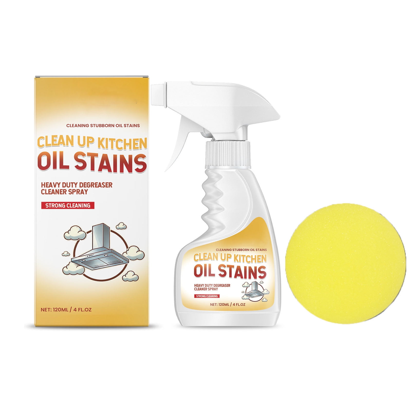 Heavy Oil Stain Cleaner, Clean Up Kitchen Oil Stains, 2025 Upgrade ...